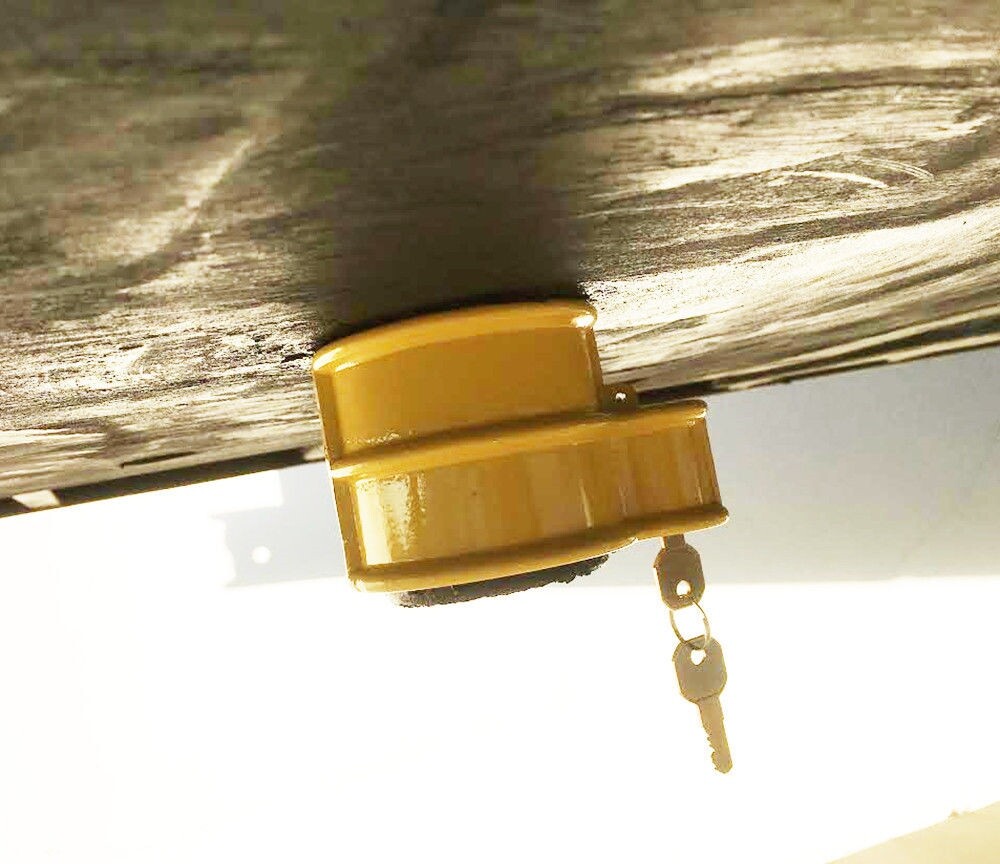 Trailer KING PIN LOCK for RV 5th Wheel Camper Trailer Container Anti ...