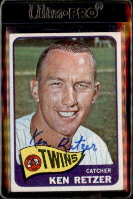 Ken Retzer 1965 Topps #278 Minnesota Twins Signed Baseball Card ...