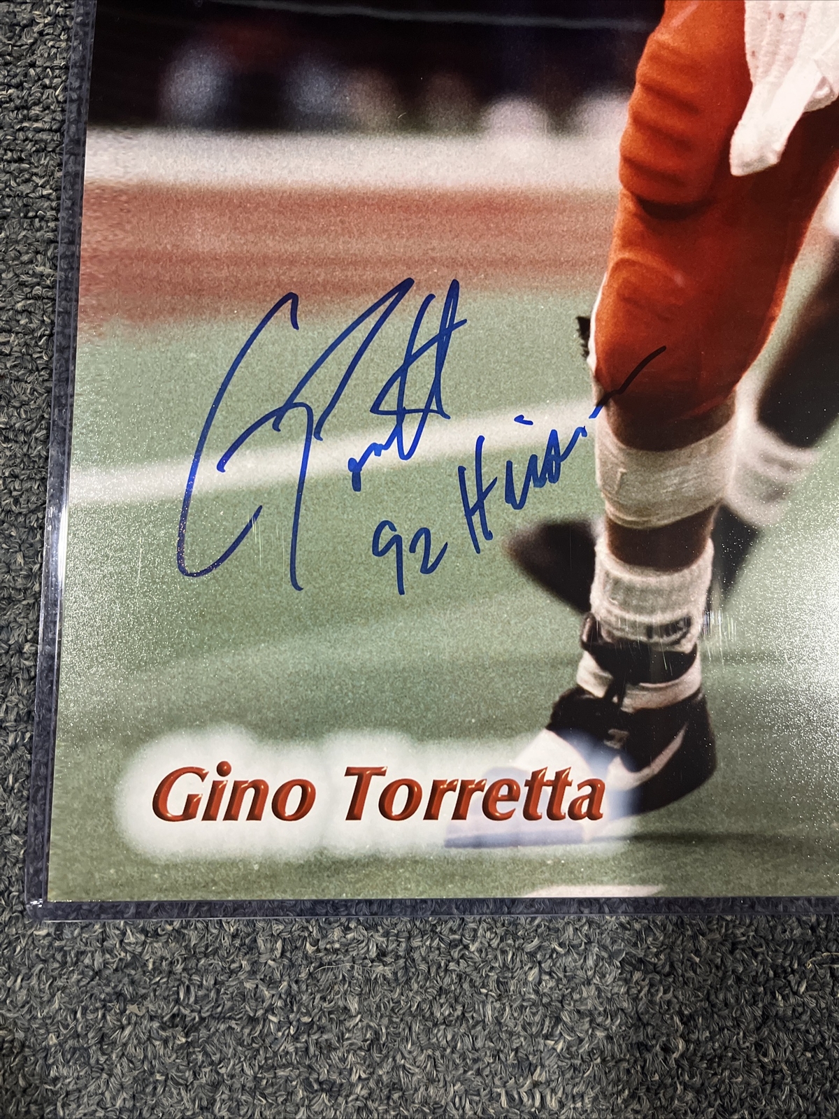 Miami Hurricanes Gino Torretta Signed/Inscribed “92 Heisman” 16x20 ...