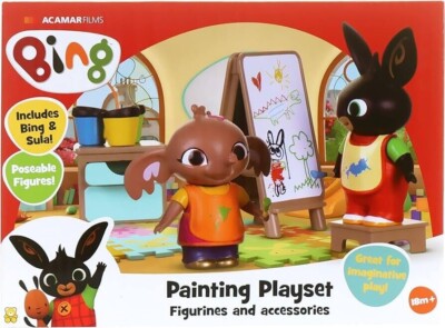 Bing Painting Playset With Bing & Sula Poseable Figures & Accessories ...