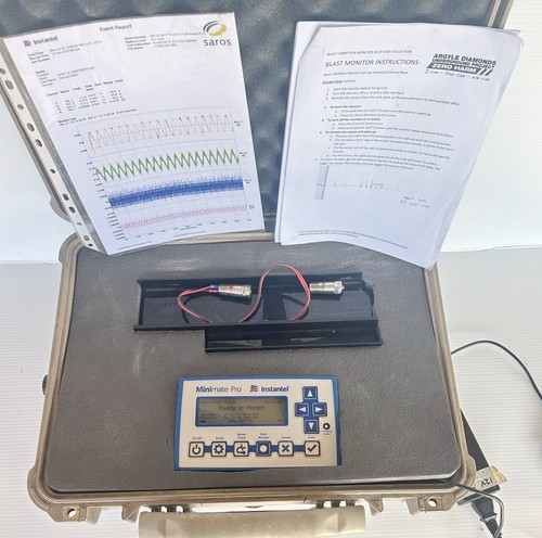 Instantel Minimate Pro4 720A2301 Seismograph Data Logger with ...