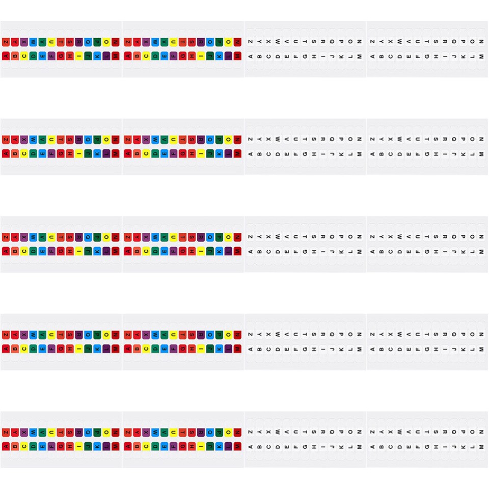 30 Sheets Index Label Student Signature Tabs Book for Annotating Books ...