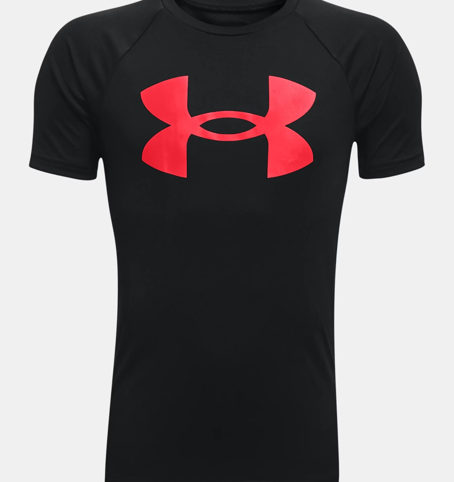 Boys XS Under Armour Tech Big Logo SS Tee Shirt Black 1363283-002 FREE ...