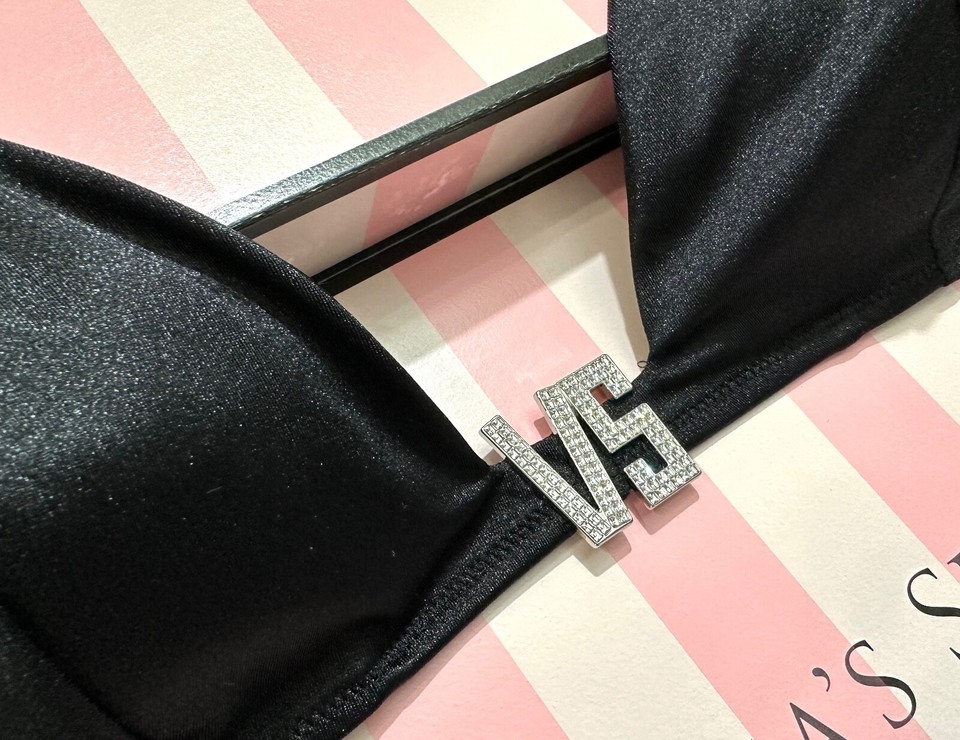 Victoria's Secret Swim VS Shine Hardware Bikini Swim Brazilian Set S M ...