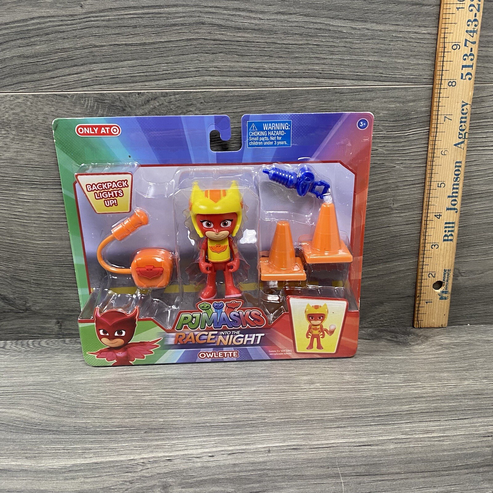 Disney PJ Masks Race Into The Night Owlette Figure Set Backpack Lights ...