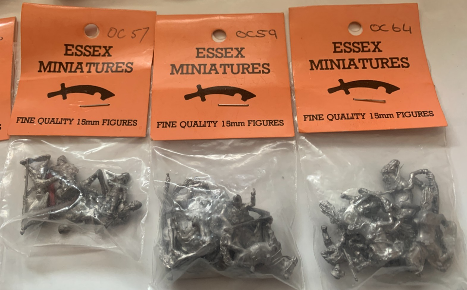 12 Sets of British Colonial Anglo Zulu Essex 15mm Miniatures New/Sealed ...