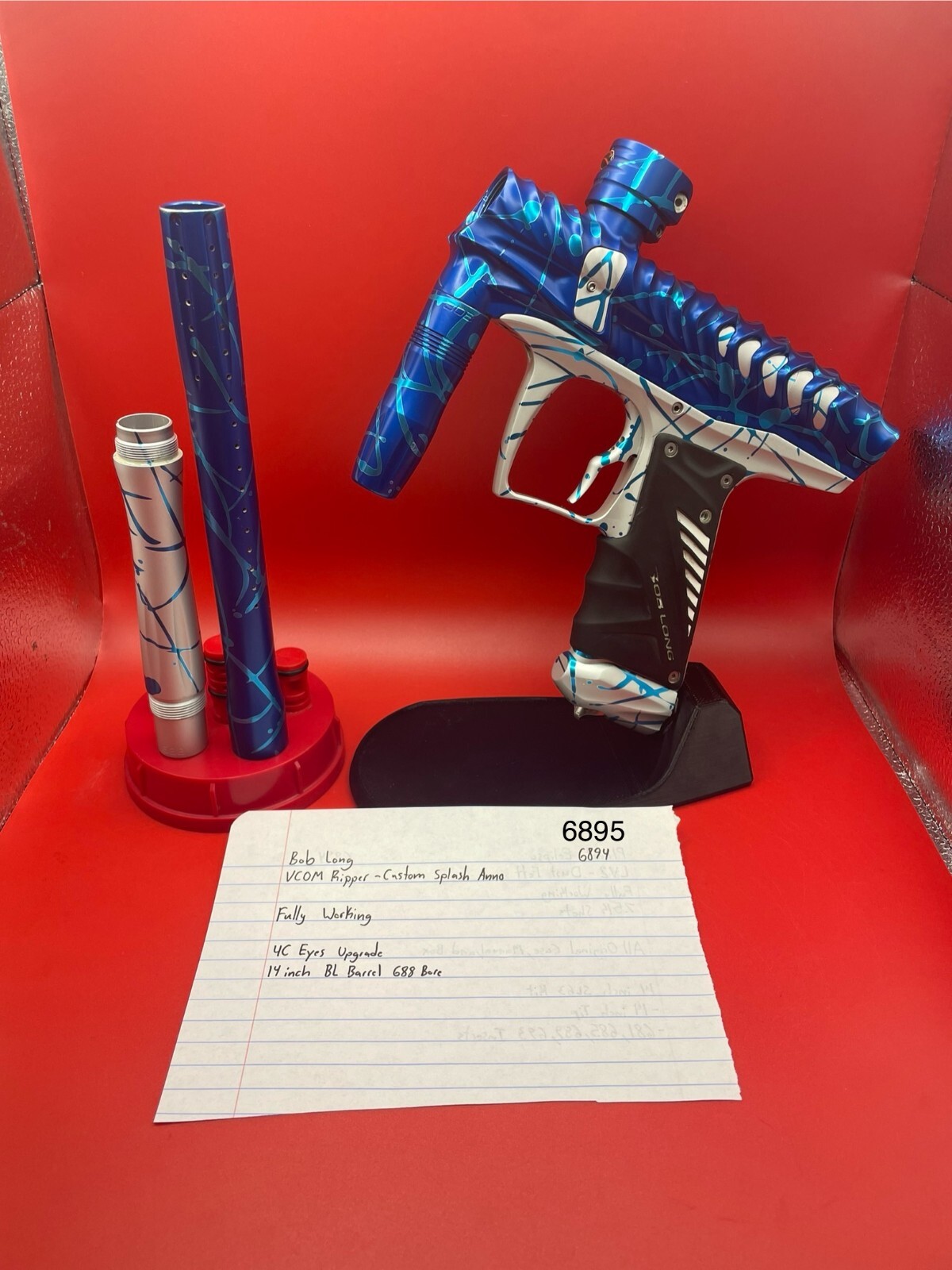 Bob Long VCOM Ripper-Custom Splash Ammo Fully Working 4C Eyes Upgrade ...