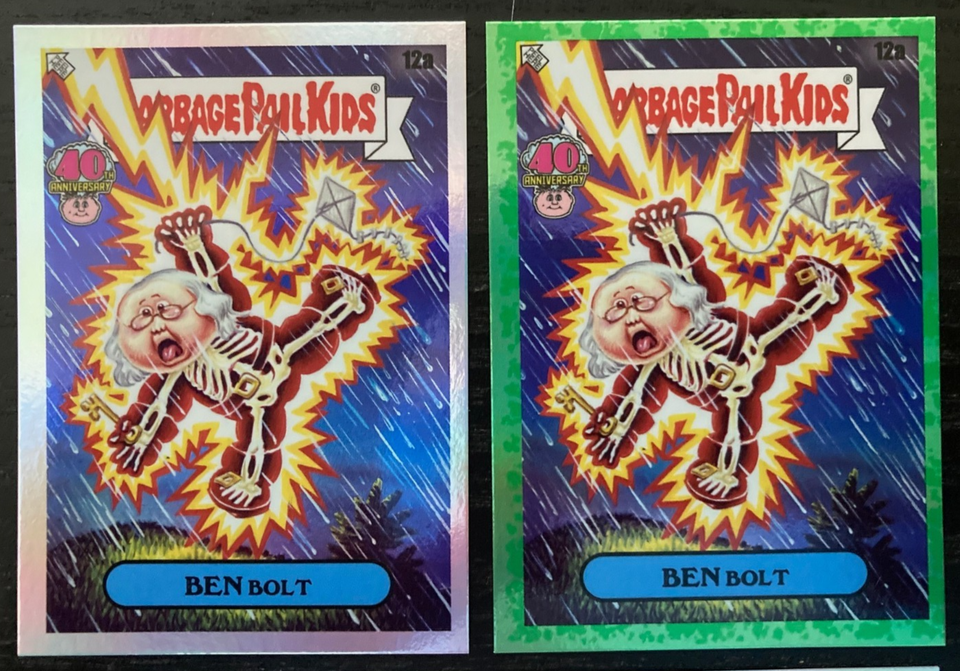 2025 GPK 40th Anniv Ben Bolt 12a – Booger Green & Base | eBay