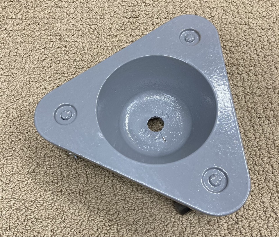 Bond 2127 Cast Iron Triangular CUP DOLLY Hard Rubber Wheels 375 lb ...