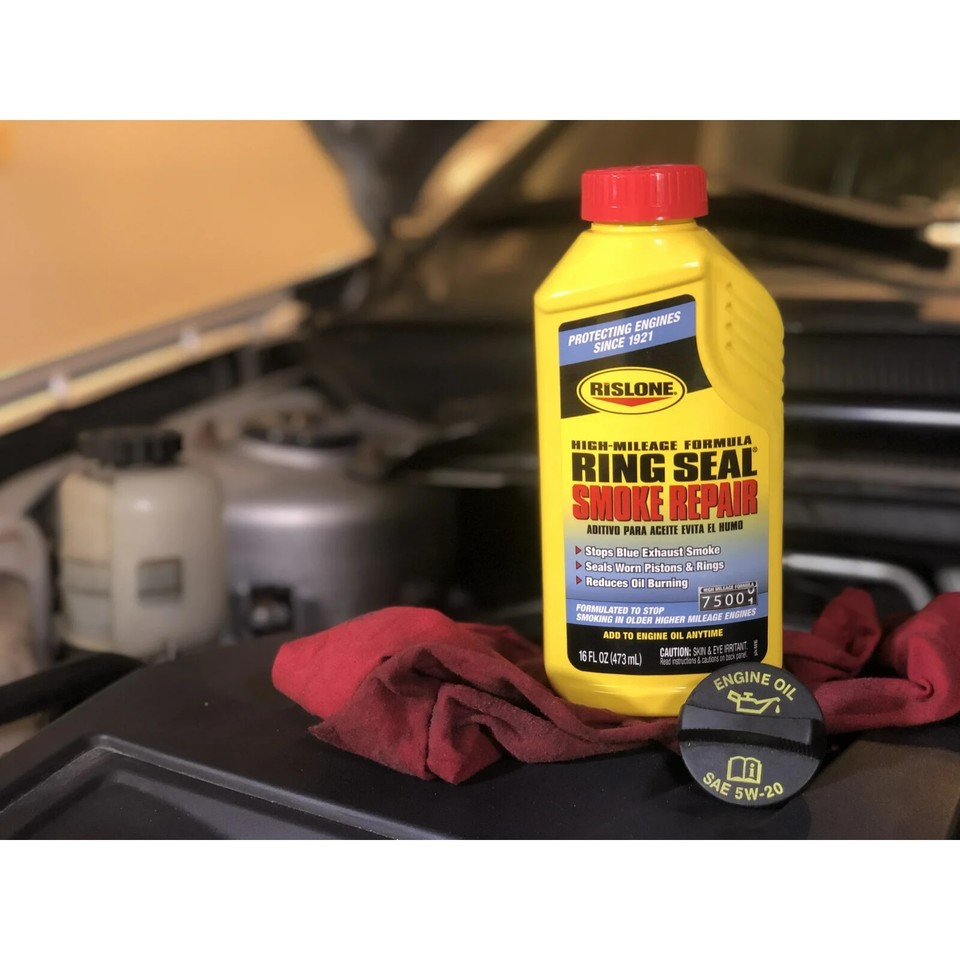 Rislone Ring Seal Smoke Repair Additive, Stops Engine Smoking - 16 Oz ...