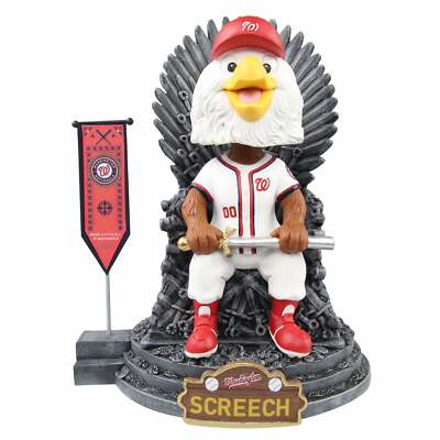 Screech Washington Nationals Game of Thrones Iron Throne GOT Bobblehead ...