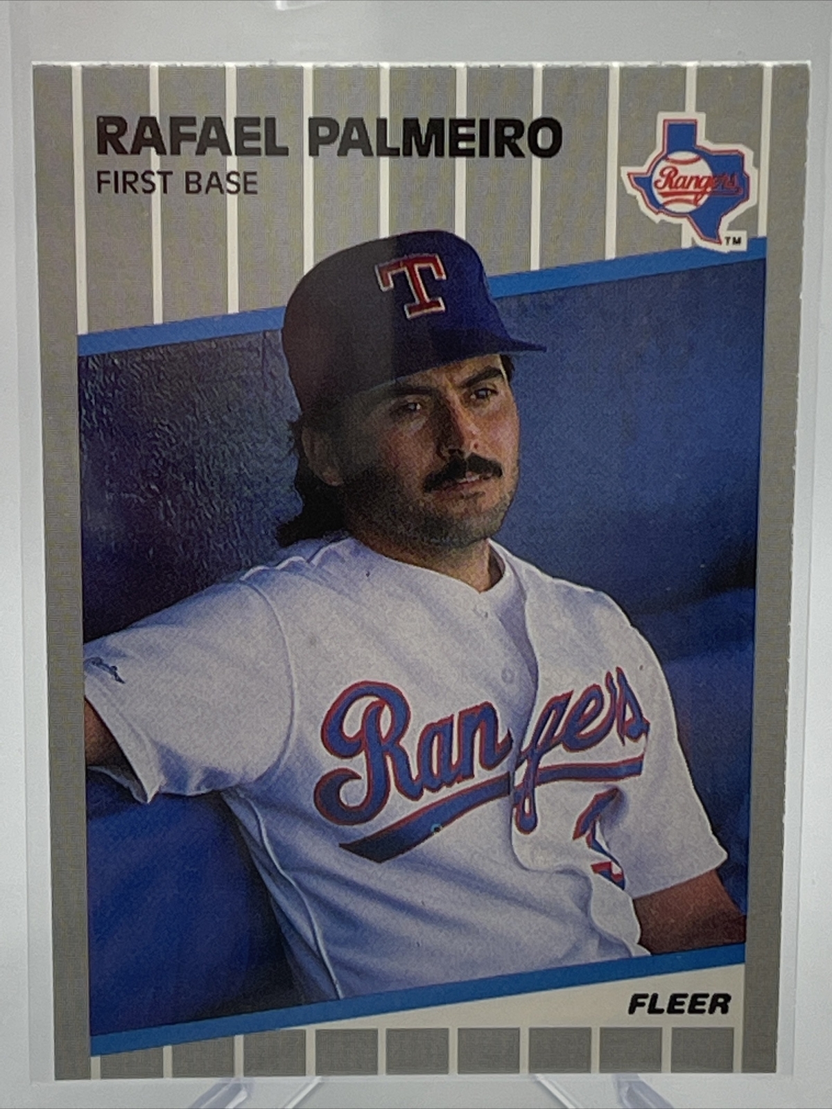 1989 Fleer Update Rafael Palmeiro Baseball Card #U-66 Mint FREE ...