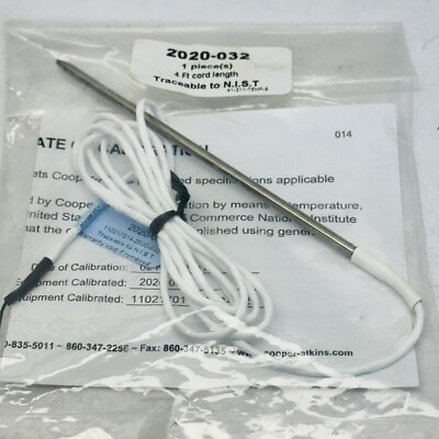 COOPER ATKINS 2020-032 TEMPERATURE PROBE | eBay