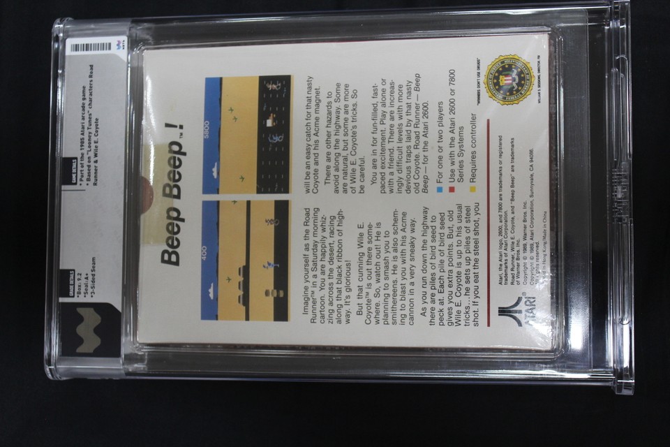 Atari 2600 New Sealed Road Runner Video Game (1989) WATA 9.2 A+ Seal | eBay