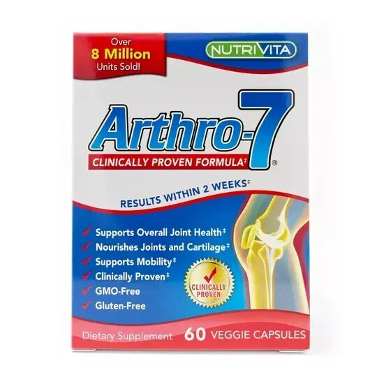Arthro-7 Healthy Joint Support 60 Capsules – 3 Bottles – Joint Relief ...
