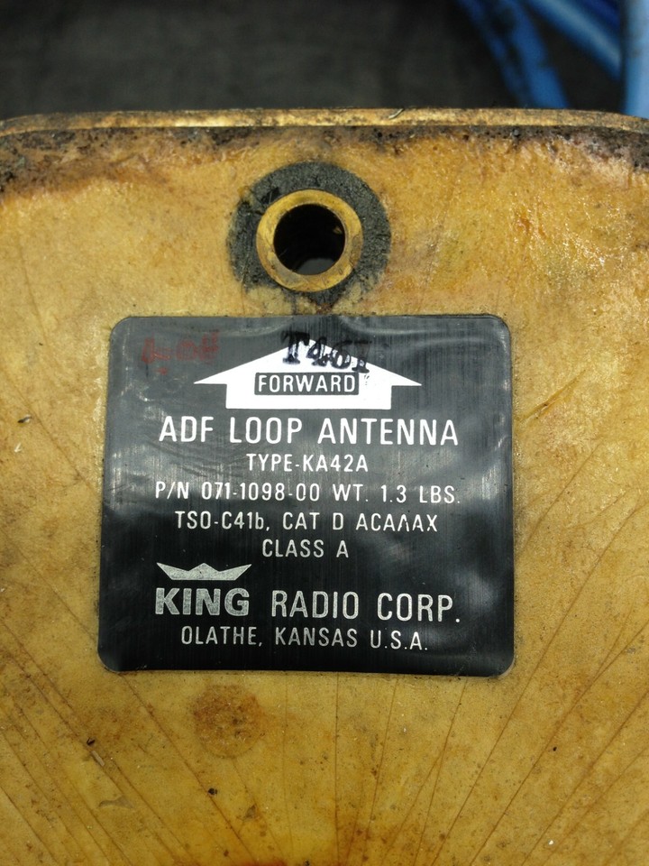 King KA-42A ADF Loop Antenna w/cable P/N 071-1098-00 | eBay