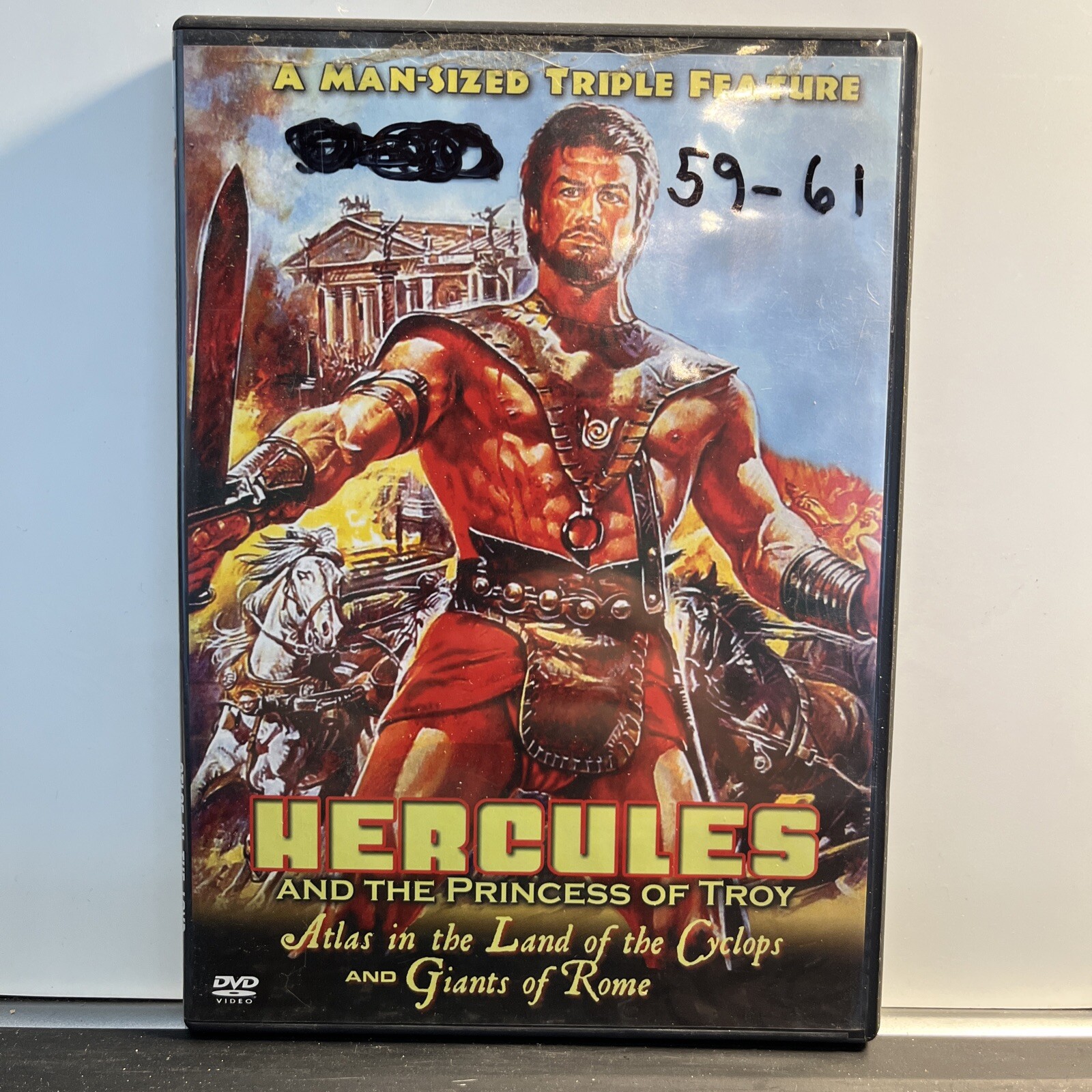 Hercules and the Princess of Troy/Atlas in the Land of the Cyclops ...