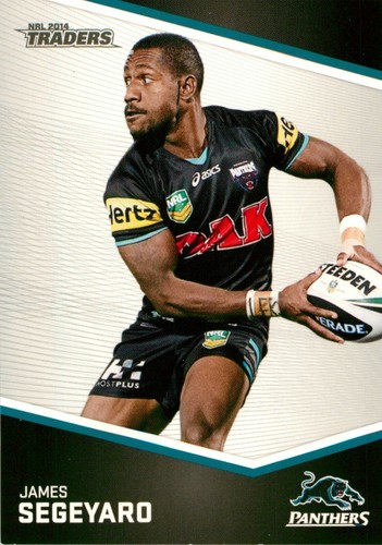 2014 PENRITH PANTHERS NRL Card JAMES SEGEYARO Traders | eBay Australia