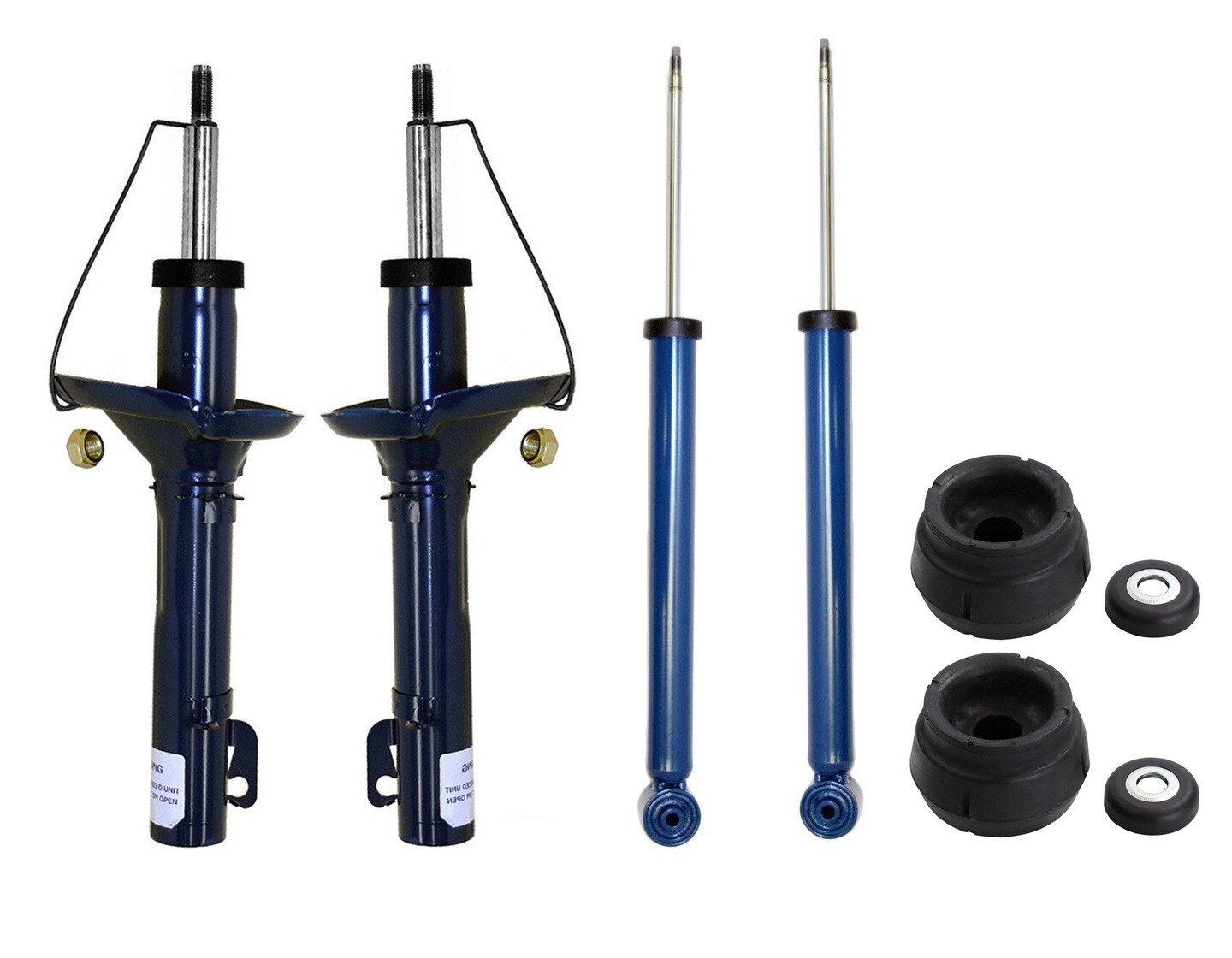Monroe Front Struts and Mounts & Rear Shocks Kit For VW Beetle Golf ...