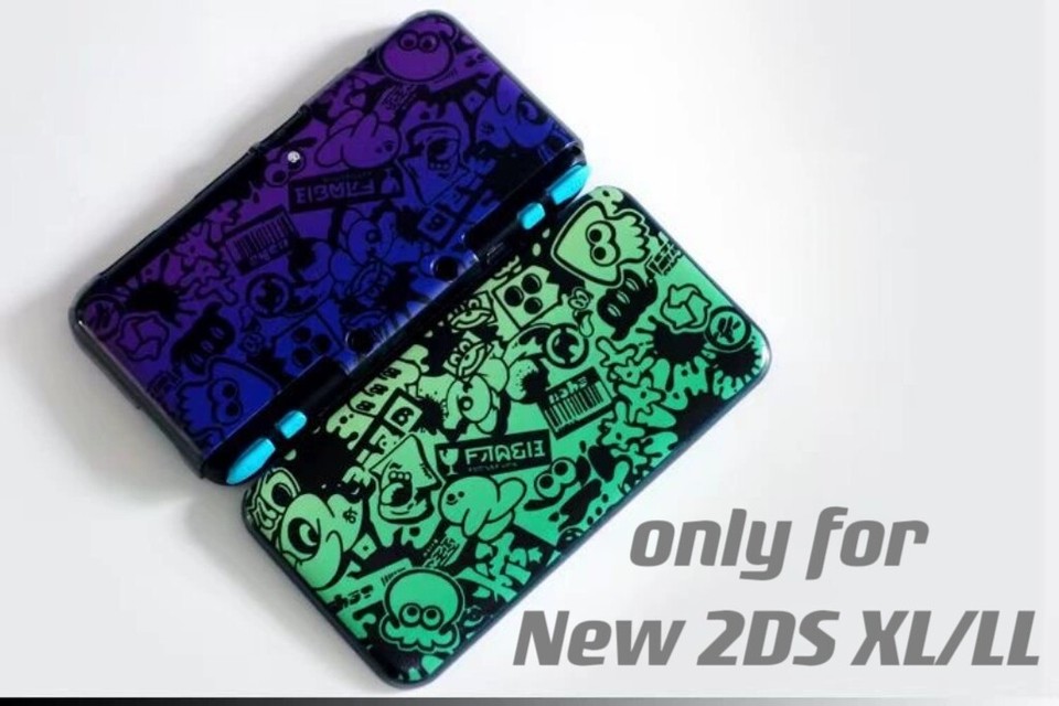 Snap on Case Cover Shell for Nintendo New 2DS XL/LL Double Sides ...