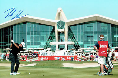 Peter HANSON 12x8 Photo Signed Autograph Abu Dhabi Golf AFTAL COA | eBay