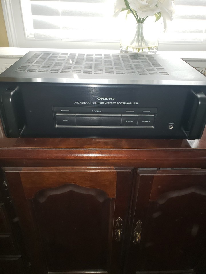 ONKYO M-501 Power Stereo Amplifier 2 Channel 150W per Channel, Mint ...