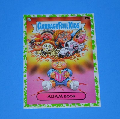 Topps Garbage Pail Kids GPK 2022 Book Worms Booger Green ADAM BOOK #72a ...