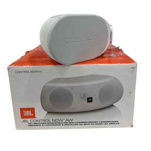 JBL Control Now White Speaker Bookshelf, On Wall, Corner-Mount ...