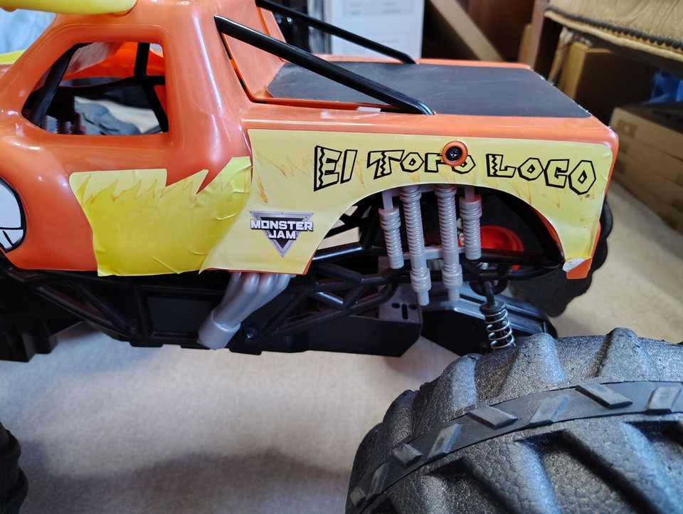Monster Jam Official Mega El Toro Loco RC Truck 1:6 Scale 2FT Working ...