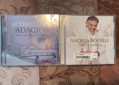 Various Artists Christmas Adagios & Andrea Bocelli My Christmas New CDs ...