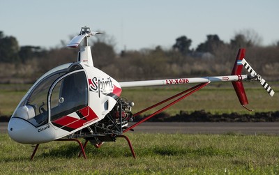 Heli-Sport CH-7 Cicare Spirit Tandem Helicopter Model Replica Big Free ...