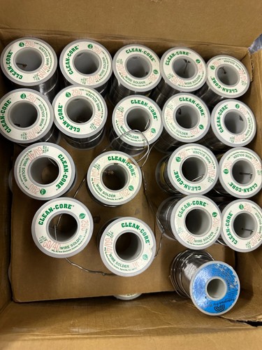60/40-0.062 CLEAN-CORE BOW ELECTRONIC SOLDERS - WIRE SOLDER 1LB- SPOOL ...