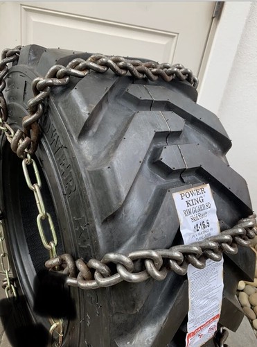 2NEW *USA* *9.5mm* 12-16.5NHS SNOW ICE MUD TIRE CHAINS SKID STEER ...