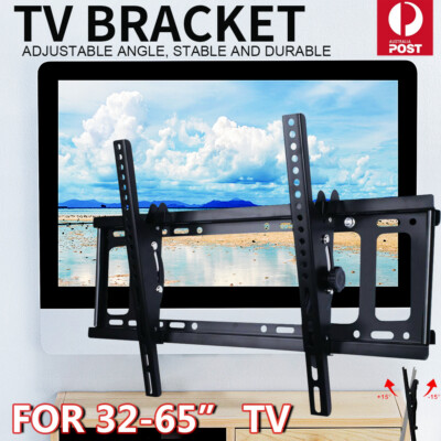 TV Wall Mount Bracket Tilt Slim 32 40 42 47 50 55 60 62 65 70 75 inch ...