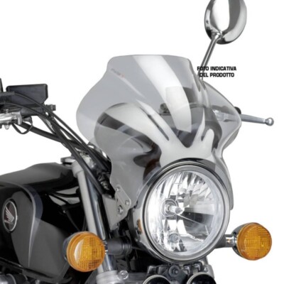 BULLE UNIVERSEL COCKPIT PUIG POUR TRIUMPH THRUXTON 1200 R 2016 > 2021 ...