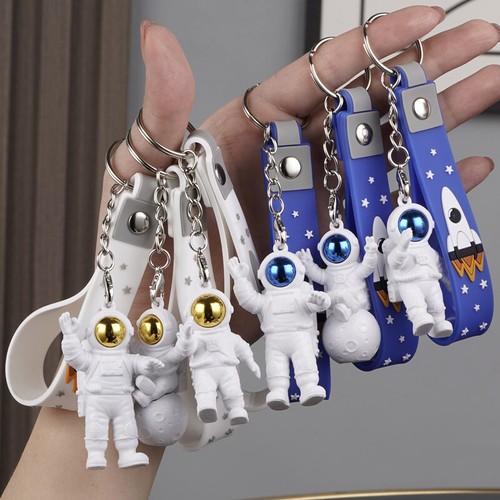 New Astronaut Decor Action Figures And Moon Keychain Resin Astronaut ...