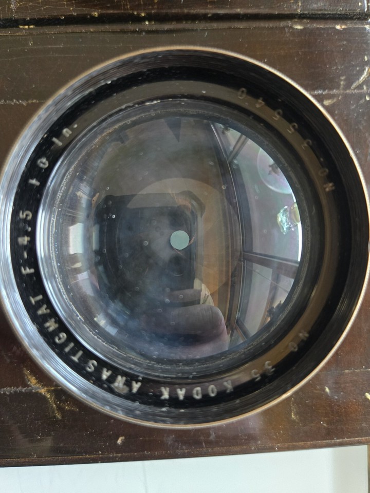 Rare Antique Ansco Large Studio 5x7 Camera Kodak Anastigmat F 4.5- 10 ...