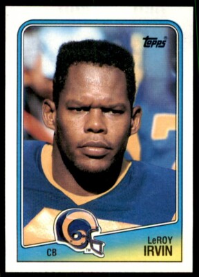 1988 Topps Leroy Irvin Los Angeles Rams #298 | eBay