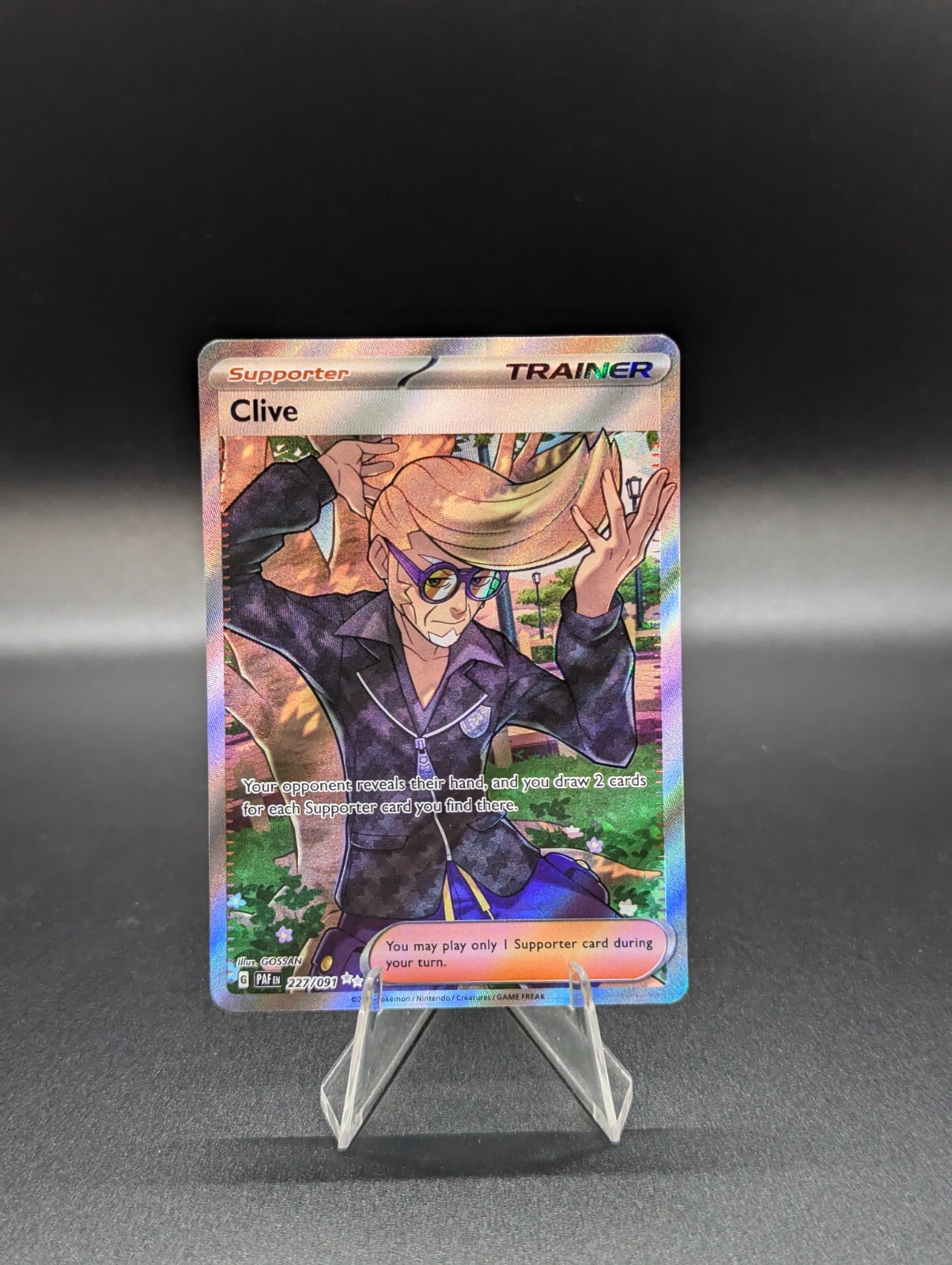 Pokémon TCG Clive Scarlet & Violet: Paldean Fates 227/091 Holo Ultra ...