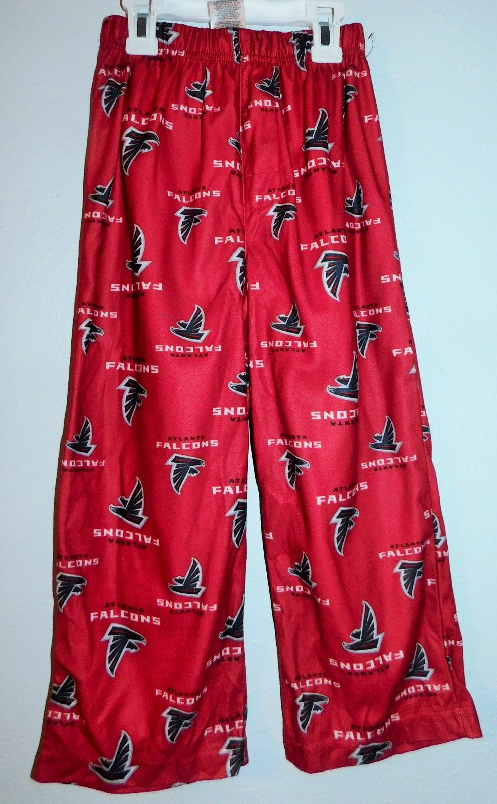 NFL Team Apparel Kids X-Small (4/ 5) Flannel Pants, Falcons, Washington ...