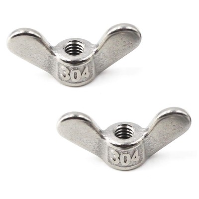 304 Stainless Steel Wing Nut Set M20 Butterfly Nut Hand Twist Fasteners ...