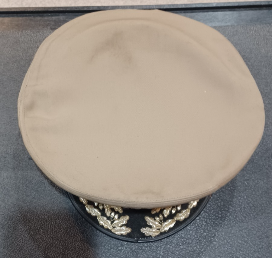 WWII US Navy Field Grade Officers Service Visor Cap or Hat | eBay