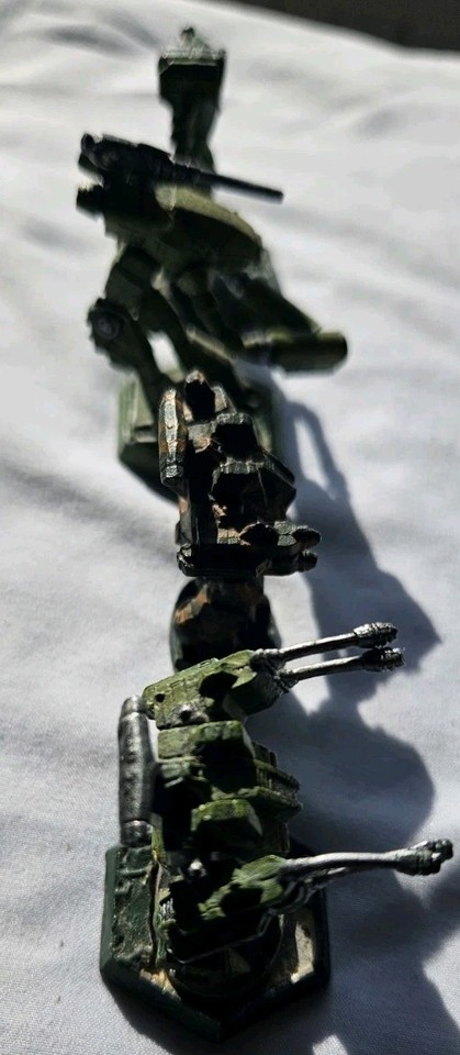 Lot of 4 Battletech Painted Metal Miniatures Unseen FASA Ral Partha ...