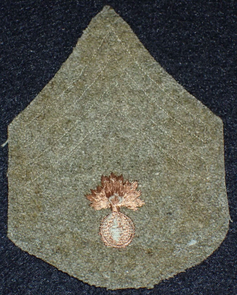 WWI US Army Ordnance Corporal Chevrons Rank Insignia Patch Wool, Until ...