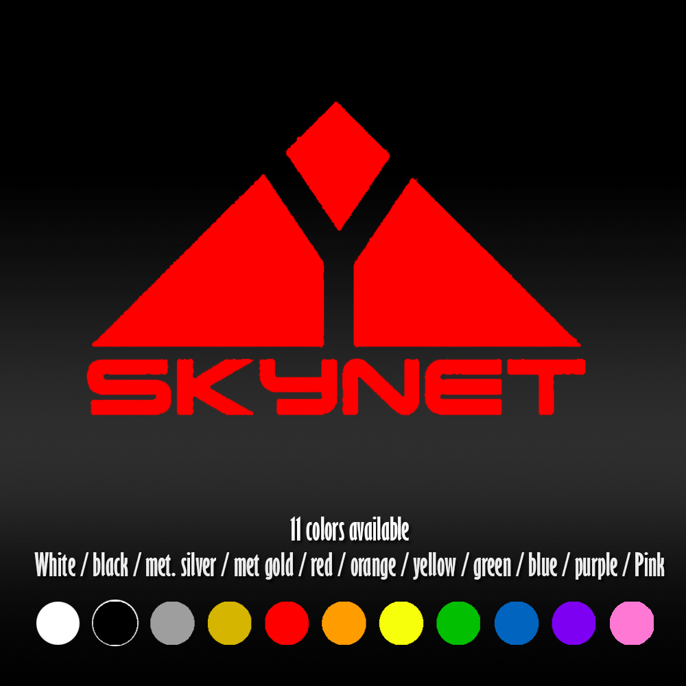 6" Skynet terminator cyberdyne Bumper Car Window Vinyl Decal sticker | eBay