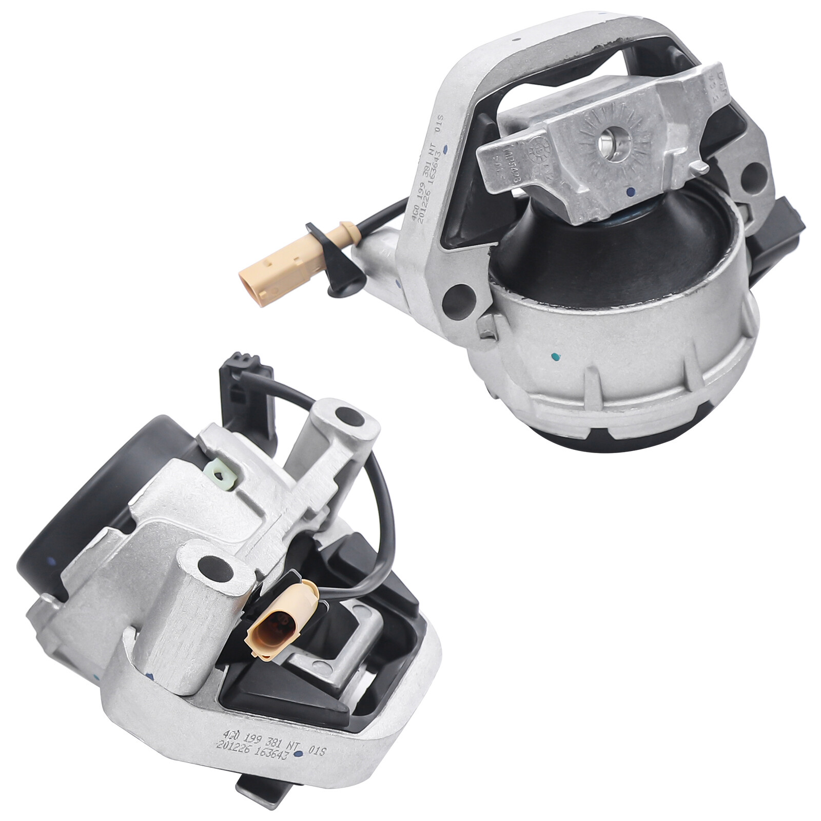 Left+Right Engine Mounts For Audi A6 A7 3.0T Quattro 2012-2018 4G0 199 ...