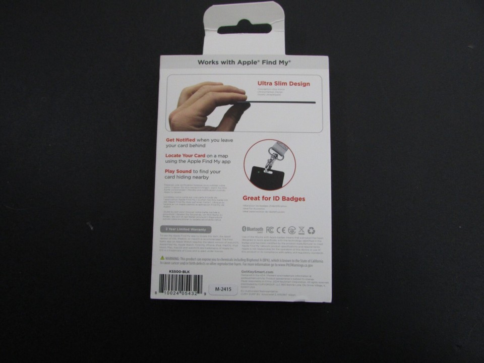 KEYSMART SmartCard Rechargeable Wallet Tracker for Luggage,Purse ...