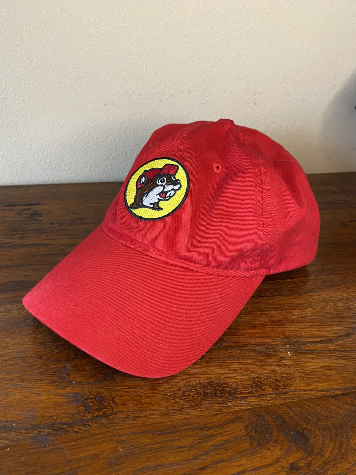 Buc-ee’s Original Baseball Cap Red Adjustable 100% C… - Gem