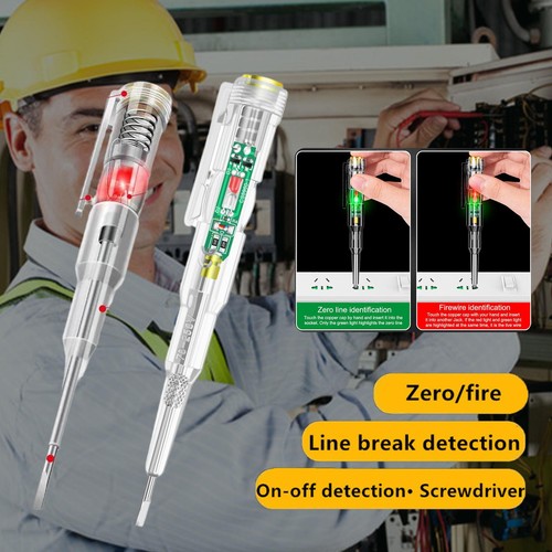 Electrical Mains Phase Tester Screwdriver Test Pen For Voltage Live ...