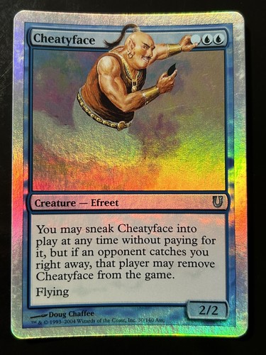 FOIL Cheatyface | MtG Magic Unhinged | English | Near Mint-Mint (NM-M ...